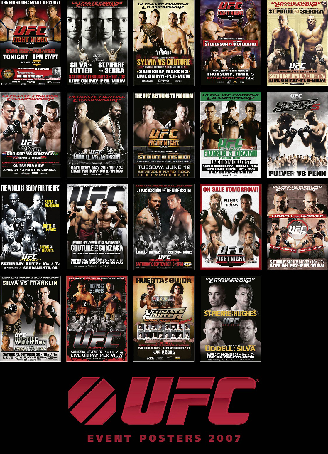 PHOTO GALLERY | The Evolution of UFC Posters 1993 - 2013 (Full ...