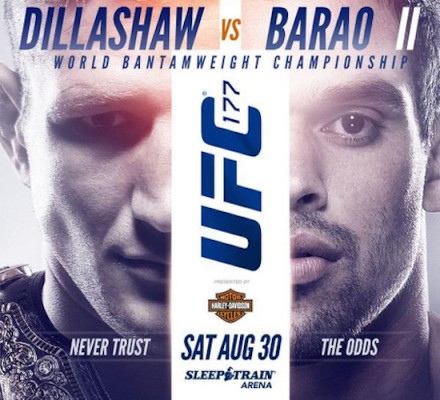 'UFC 177: Dillashaw vs. Barao II' Poster First-Look! | BJPenn.com