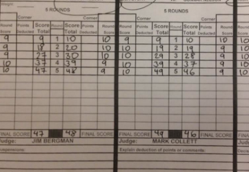 PHOTO | Controversial Scorecard Revealed For Nelson vs. Story Fight ...