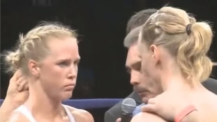 Watch!! Holly Holm has a boxing war against Anne Sophie Mathis | Full ...