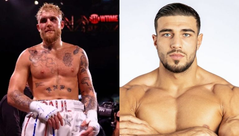 Jake Paul reacts to Tommy Fury's superhero-like physique ahead of ...