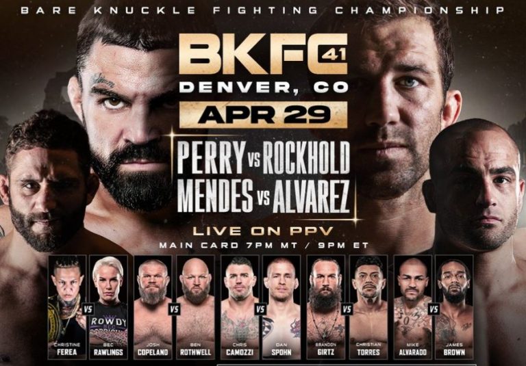 BKFC 41: 'Perry vs. Rockhold' Live Results and Highlights | BJPenn.com