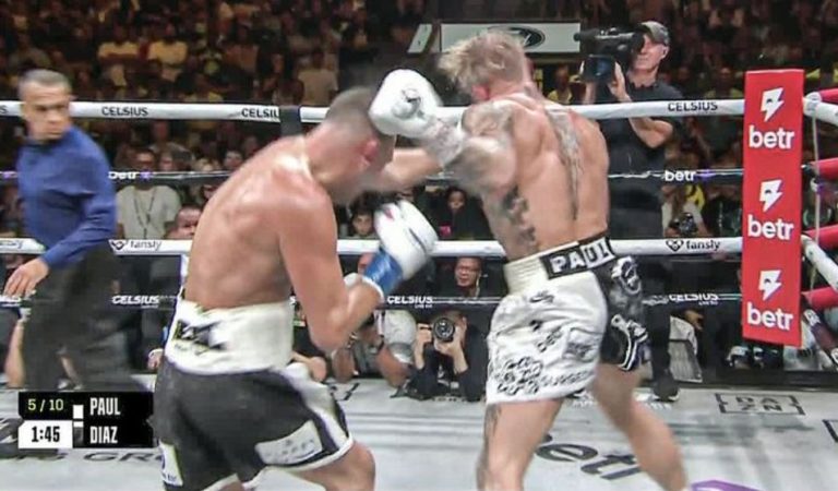 Jake Paul defeats Nate Diaz (Highlights) | BJPenn.com