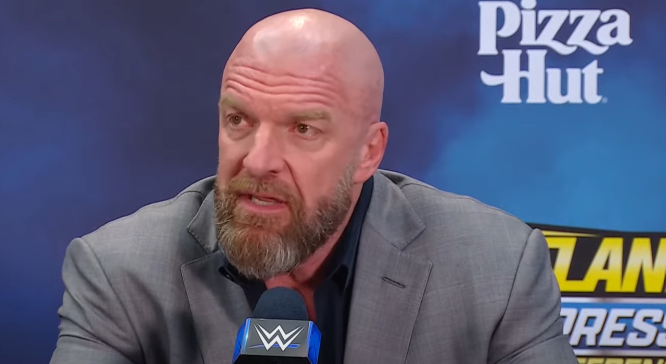 Triple H dismisses questions about Vince McMahon’s sexual abuse allegations during Royal Rumble ...