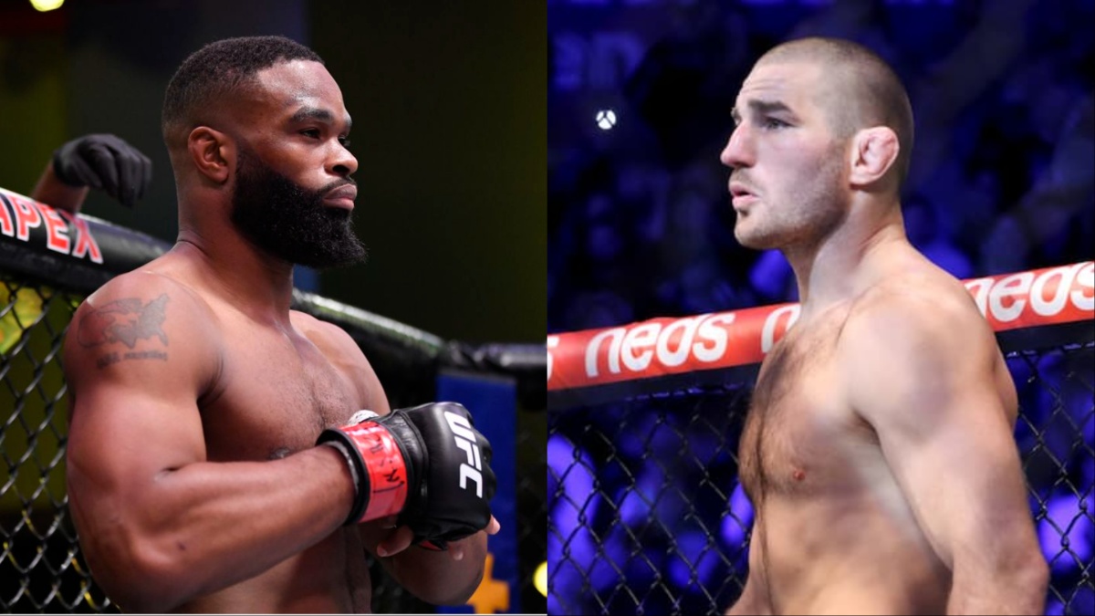 Sean Strickland gets scolded by former UFC champion Tyron Woodley for ...
