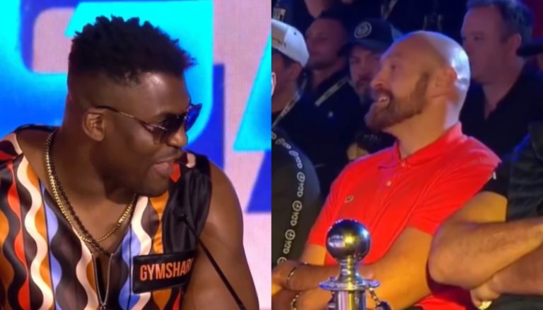 WATCH | Francis Ngannou snaps on Tyson Fury at press conference: "You ...