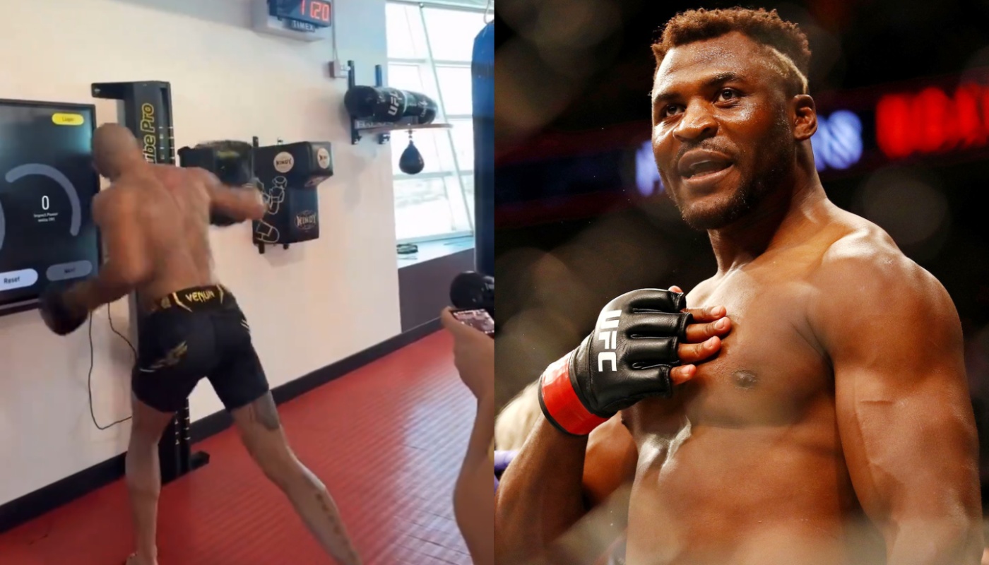 VIDEO | Alex Pereira destroys Francis Ngannou's punching force record ...