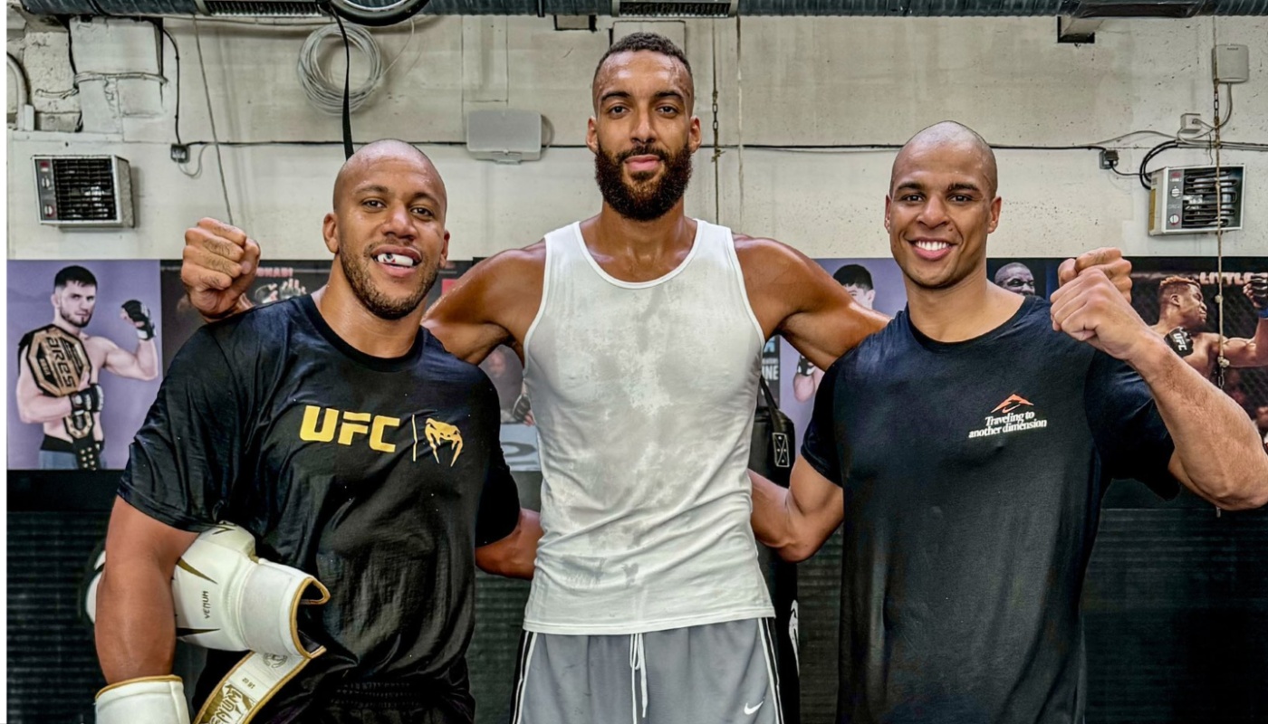 WATCH | Ciryl Gane spars with NBA star Rudy Gobert ahead of UFC 308 ...