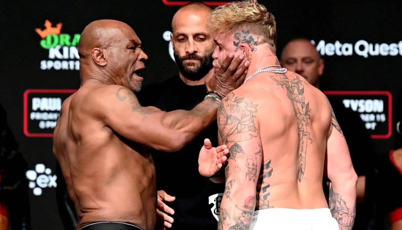 Mike Tyson explains why he slapped Jake Paul in viral weigh-in skirmish ...