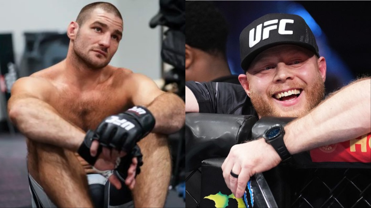 Caio Borralho reacts to Sean Strickland being at odds with coach Eric ...