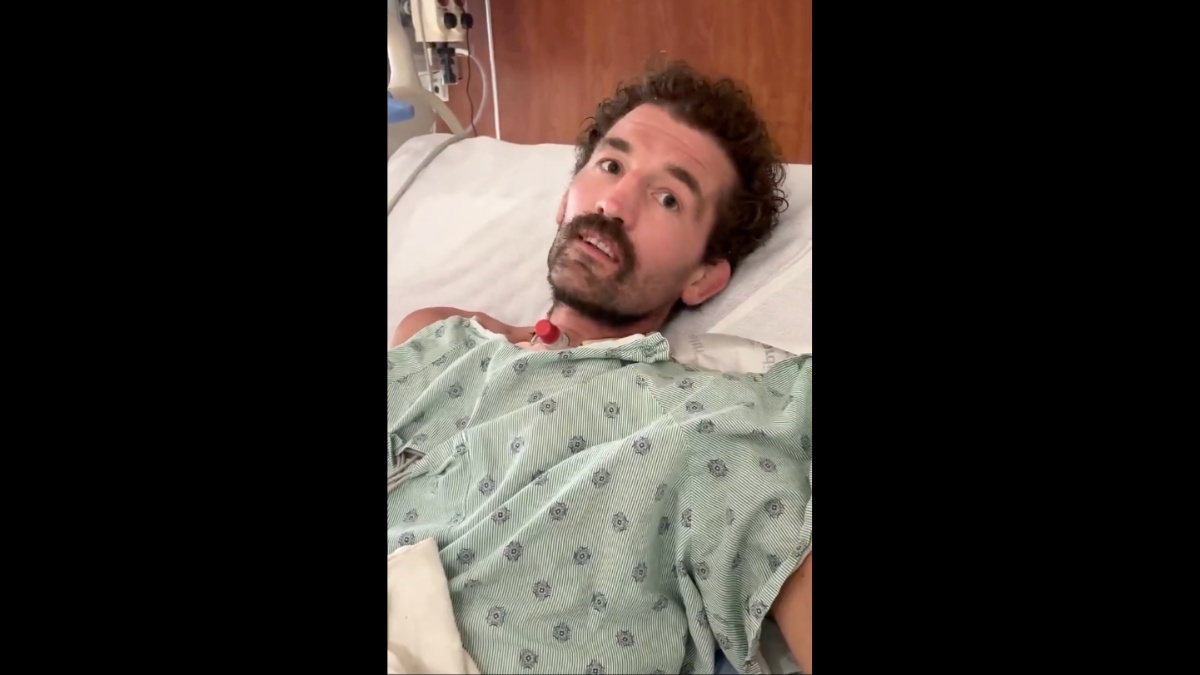 WATCH | Emotional Ben Askren gives health update from hospital bed: "I only died four times ...