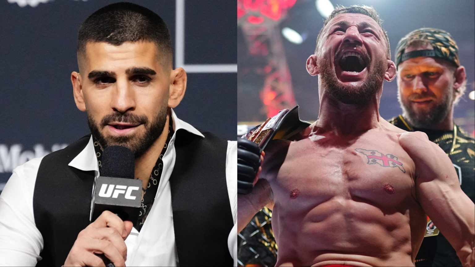 Ilia Topuria persuades Merab Dvalishvili to move up to 145 lbs for ...