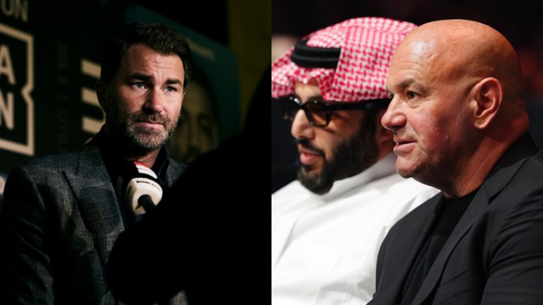 Eddie Hearn is 'overvaluing' manager role amid Dana White beef, says ...