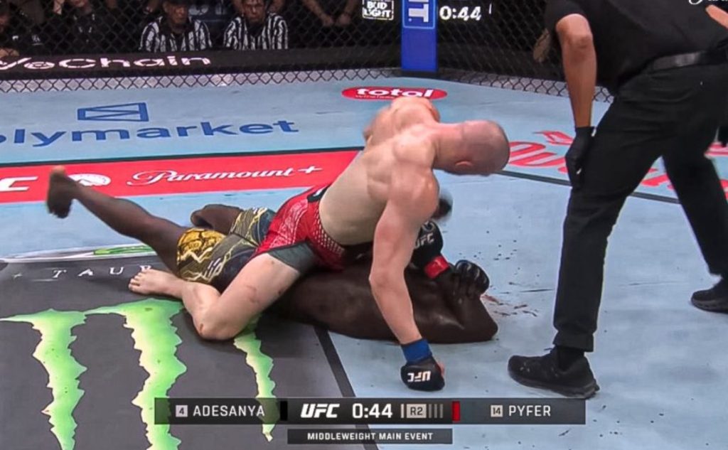Pros react after Joe Pyfer TKO's Israel Adesanya at UFC Seattle ...