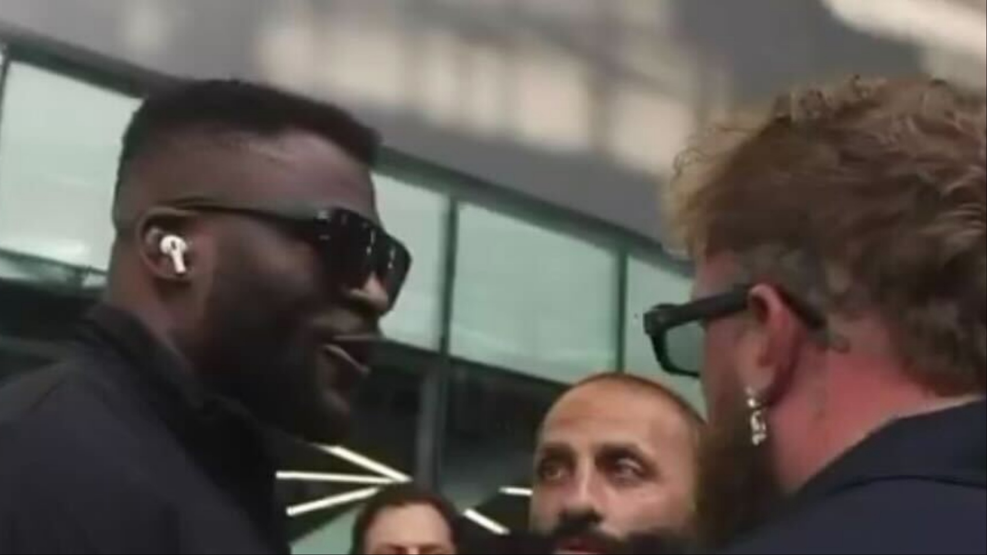 VIDEO | Francis Ngannou and Jake Paul have heated backstage altercation ...