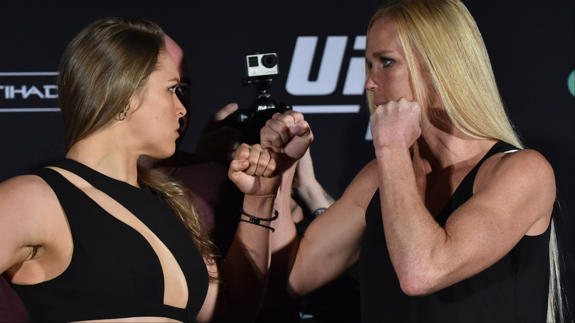 Holly Holm hits back at Ronda Rousey's 'clean her clock' comments about ...